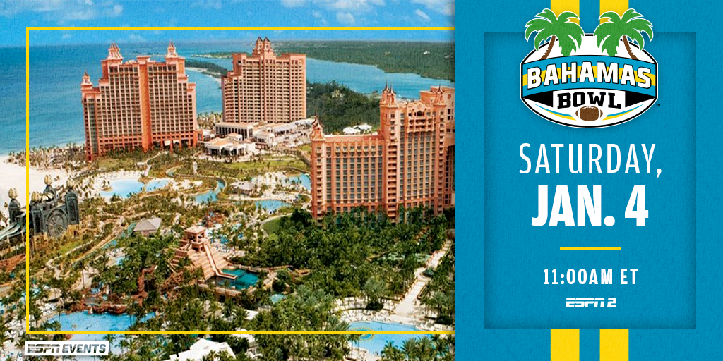 Bahamas Bowl Returns to Nassau on January 4 - Bahamas Bowl